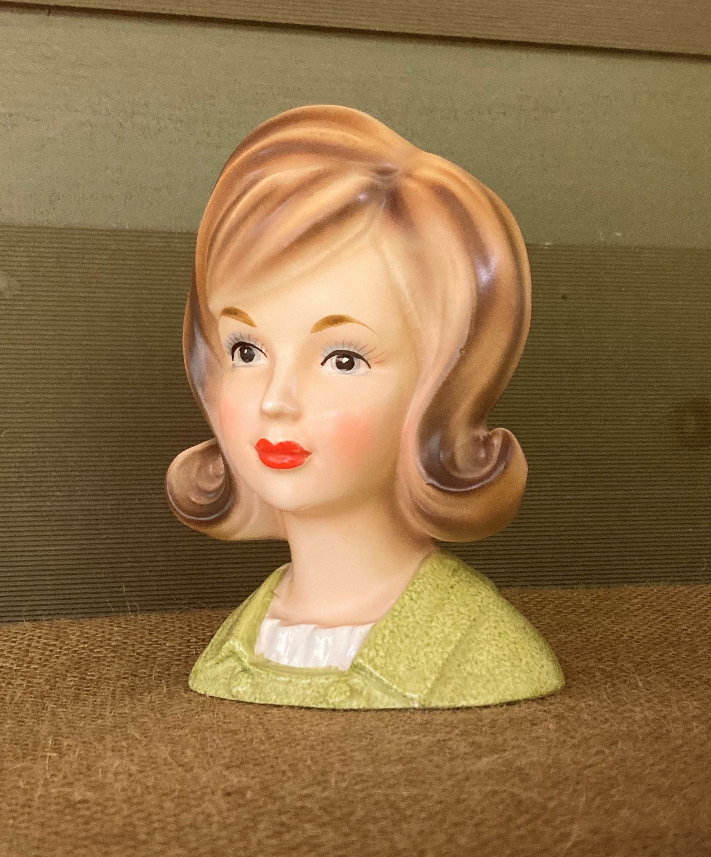 5 1/2 INARCO E-2783 Vintage Lady Headvase - Etsy