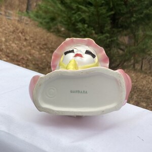 6" Vintage LEFTON Pink Barbara Lady Head Vase - Etsy