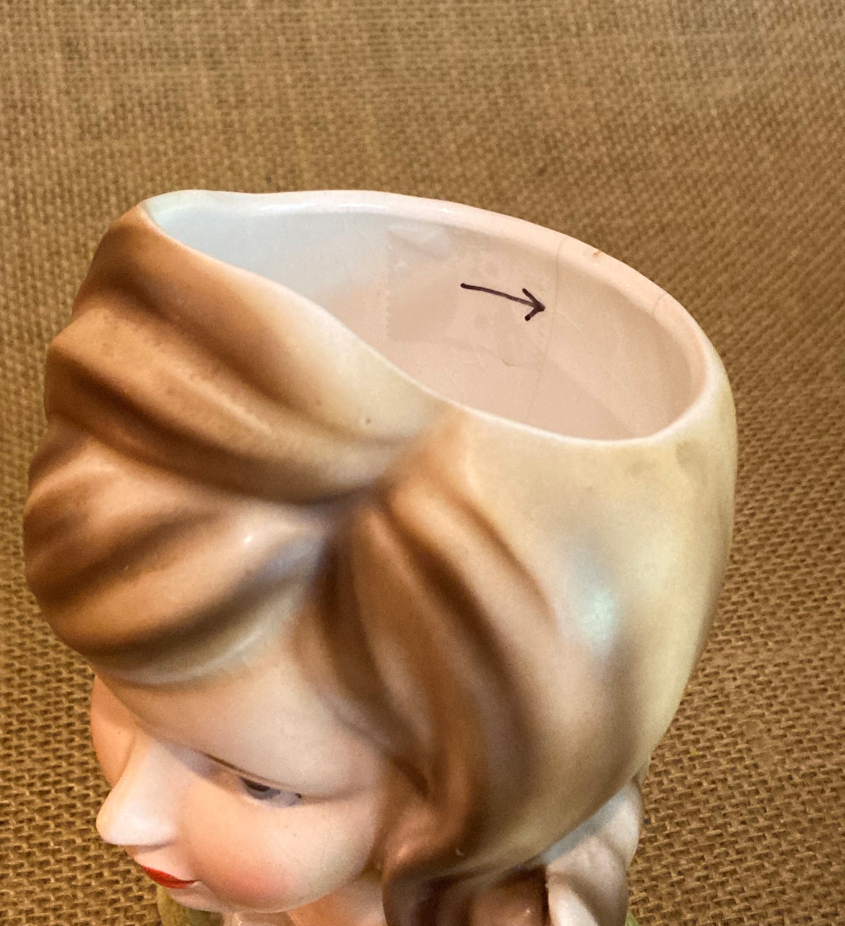 5 1/2 INARCO E-2783 Vintage Lady Headvase - Etsy
