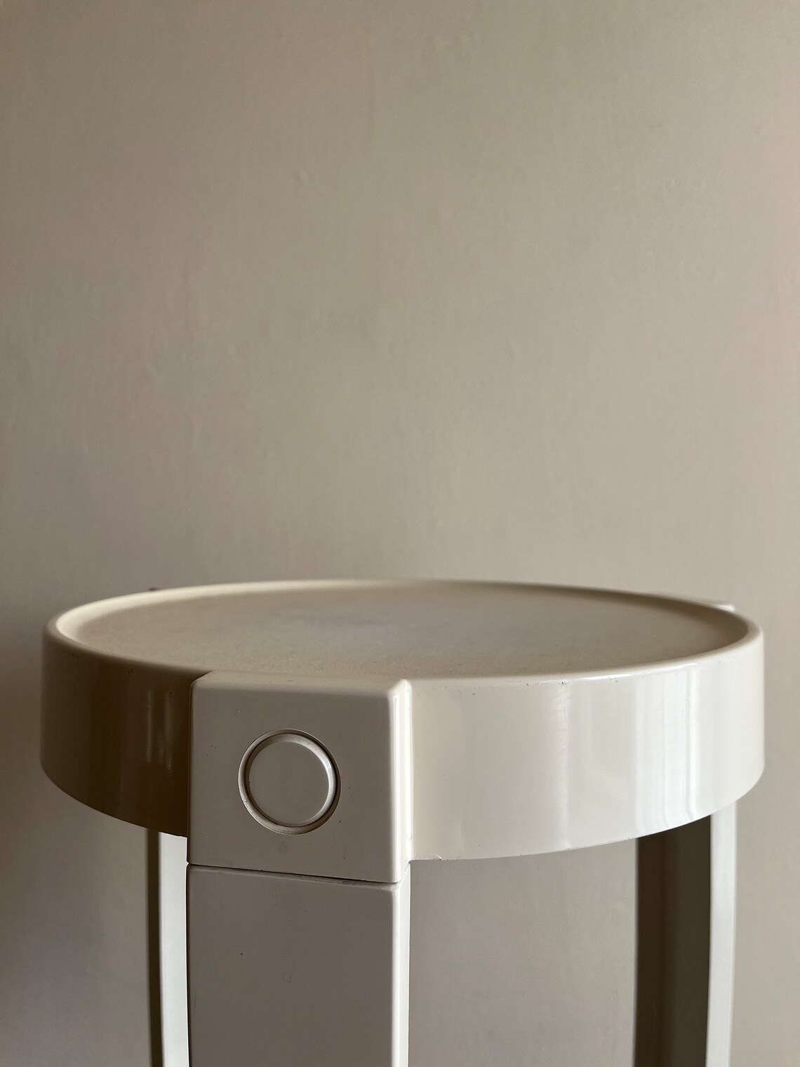 Modernist Stacking Side Table Stools Vintage Mid Century Nesting Tables ...