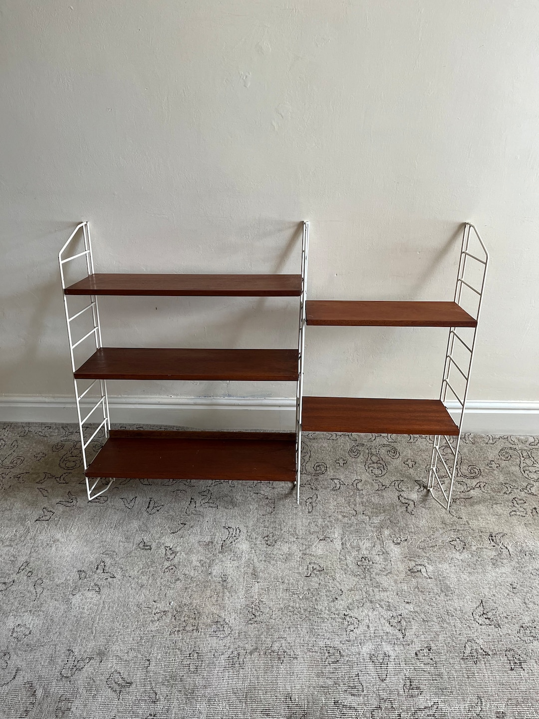 Mid Century String Wall Shelves Vintage Swedish Modular 'nisse ...
