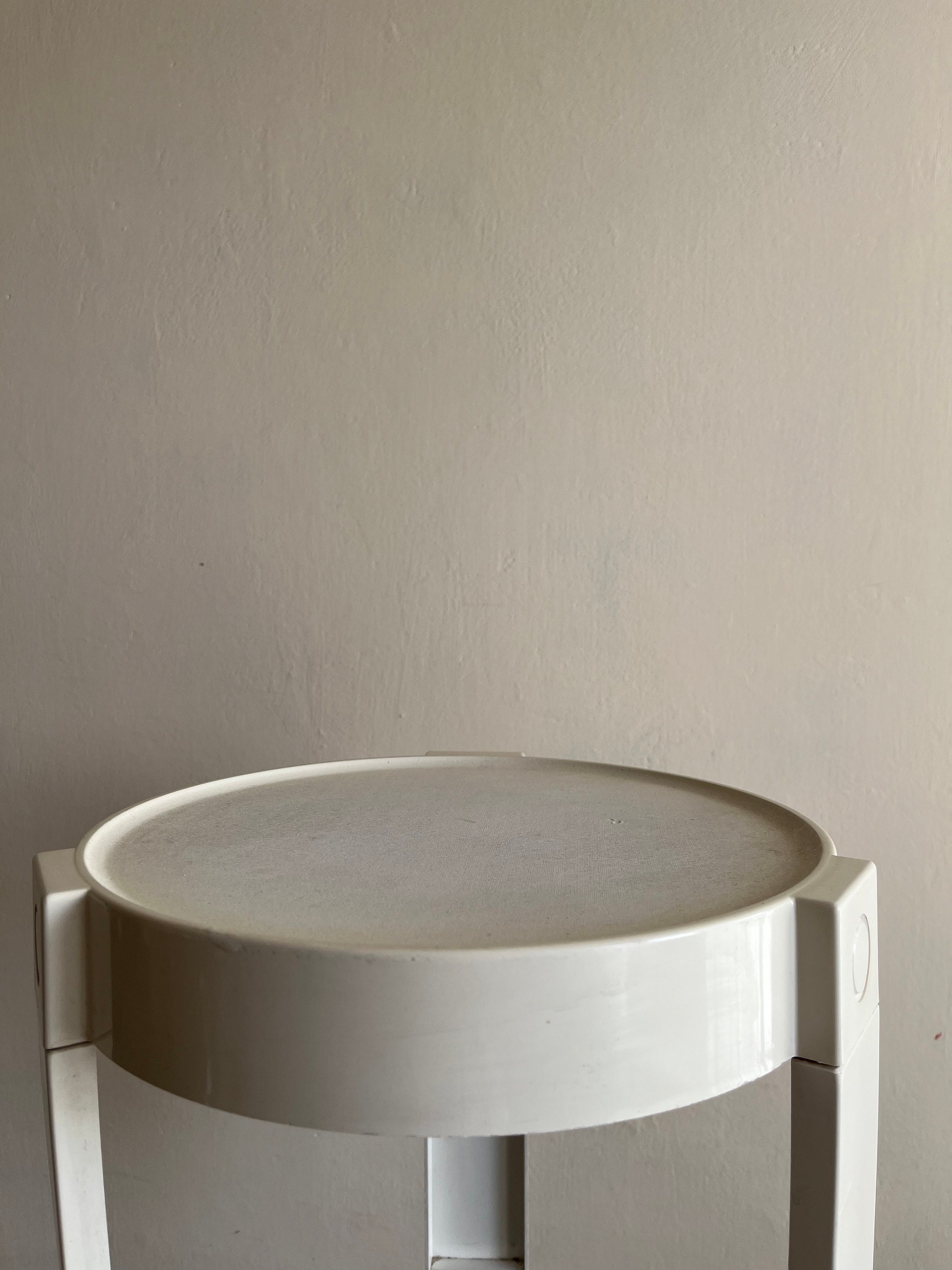 Modernist Stacking Side Table Stools Vintage Mid Century Nesting Tables ...