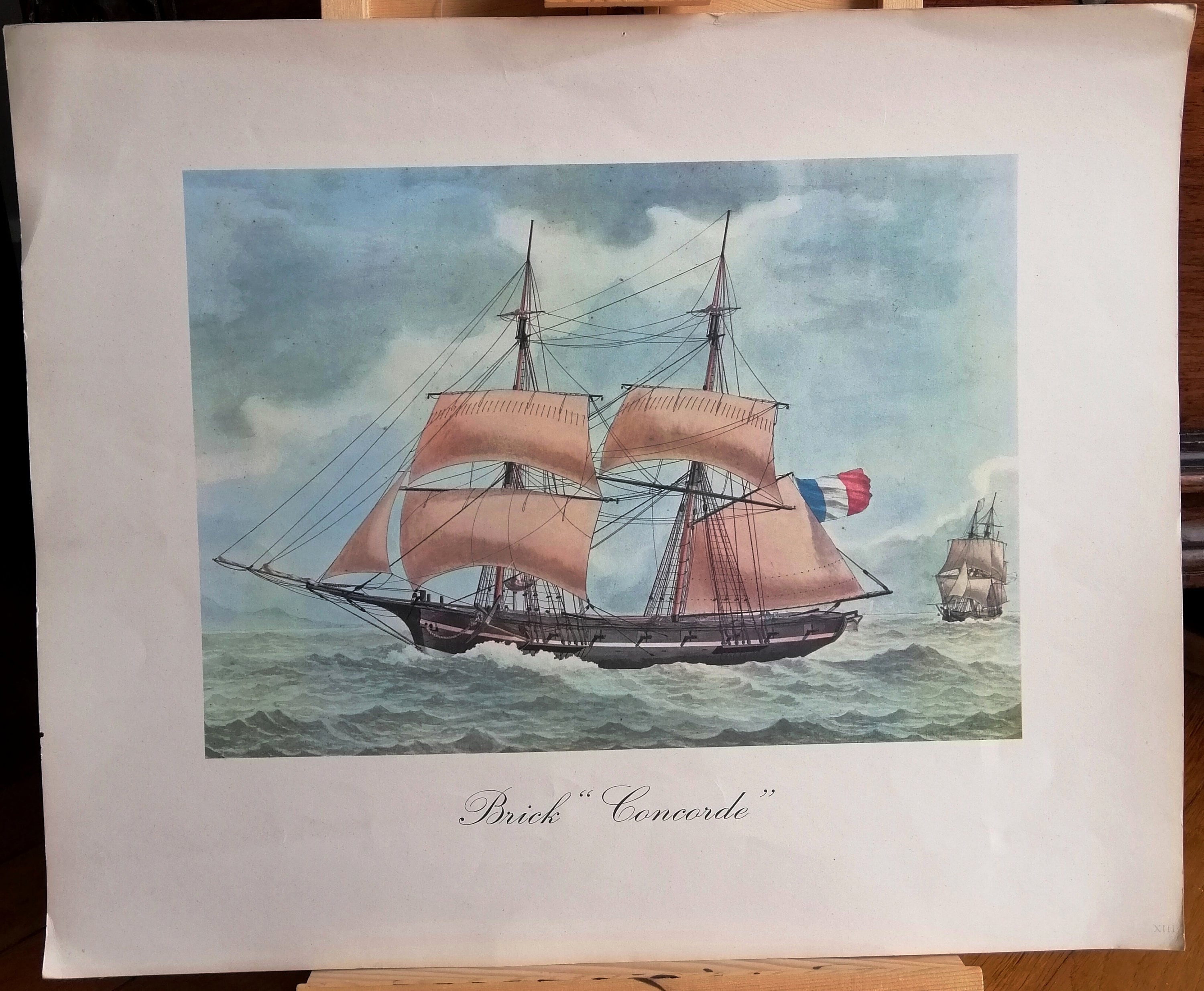 Lithograph Print From the Famous Works of ANTOINE ROUX French - Etsy
