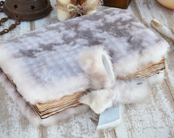 Green Vintage Style Genuine Leather Tie Journal - Handmade Fur Writing ...