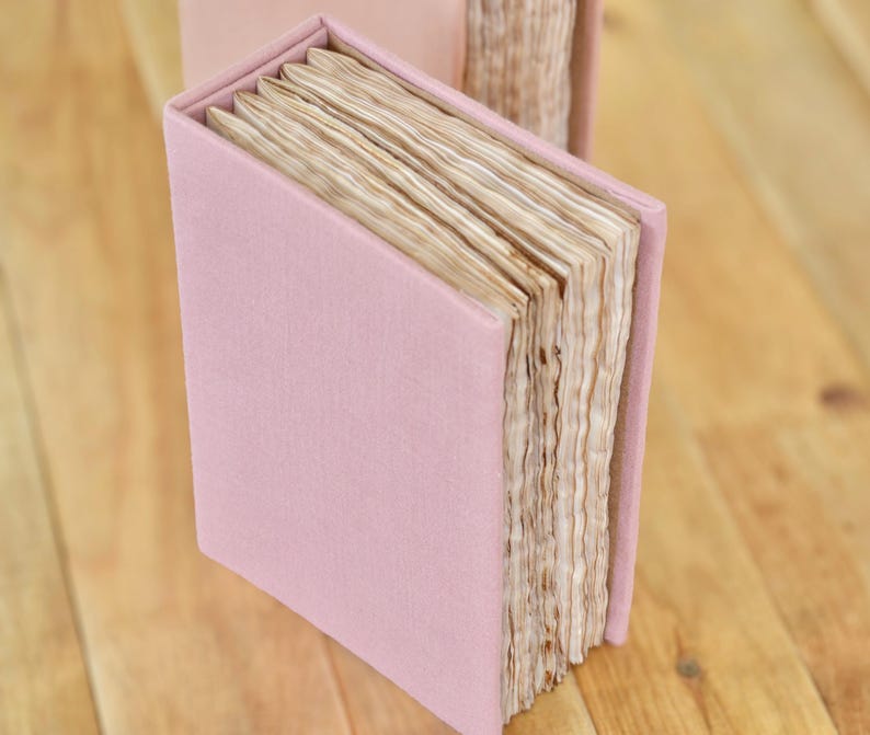 A5 Fabric Junk Journal – Tea & Coffee Dyed Pages – Handmade Blank DIY ...