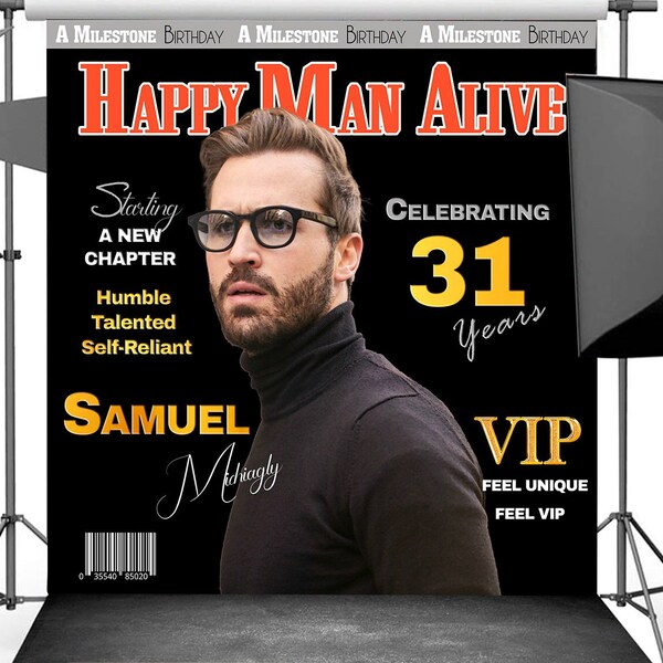 Custom Magazine Photo Booth - Etsy