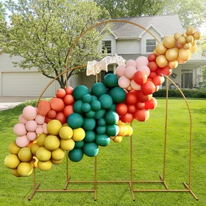 3 Pcs Set Wedding Party Arch Decor Metal Floral (NO COVERS INCLUDED ...