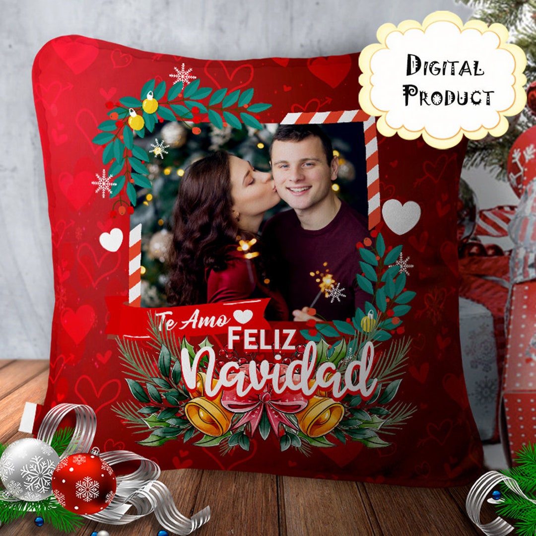 Customized Christmas Pillow PNG, Christmas Pillow Sublimation, Custom ...