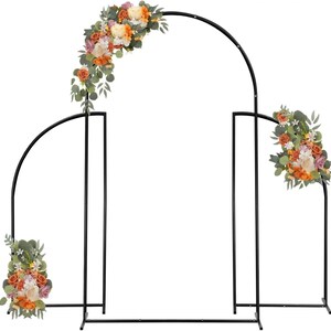 3 Pcs Set Wedding Party Arch Decor Metal Floral (NO COVERS INCLUDED ...