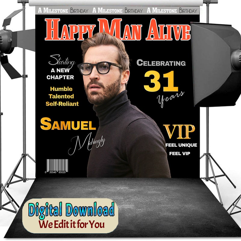 Custom Magazine Photo Booth - Etsy