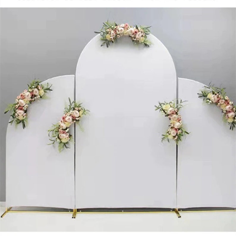 3 Pcs Set Wedding Party Arch Decor Metal Floral NO COVERS - Etsy