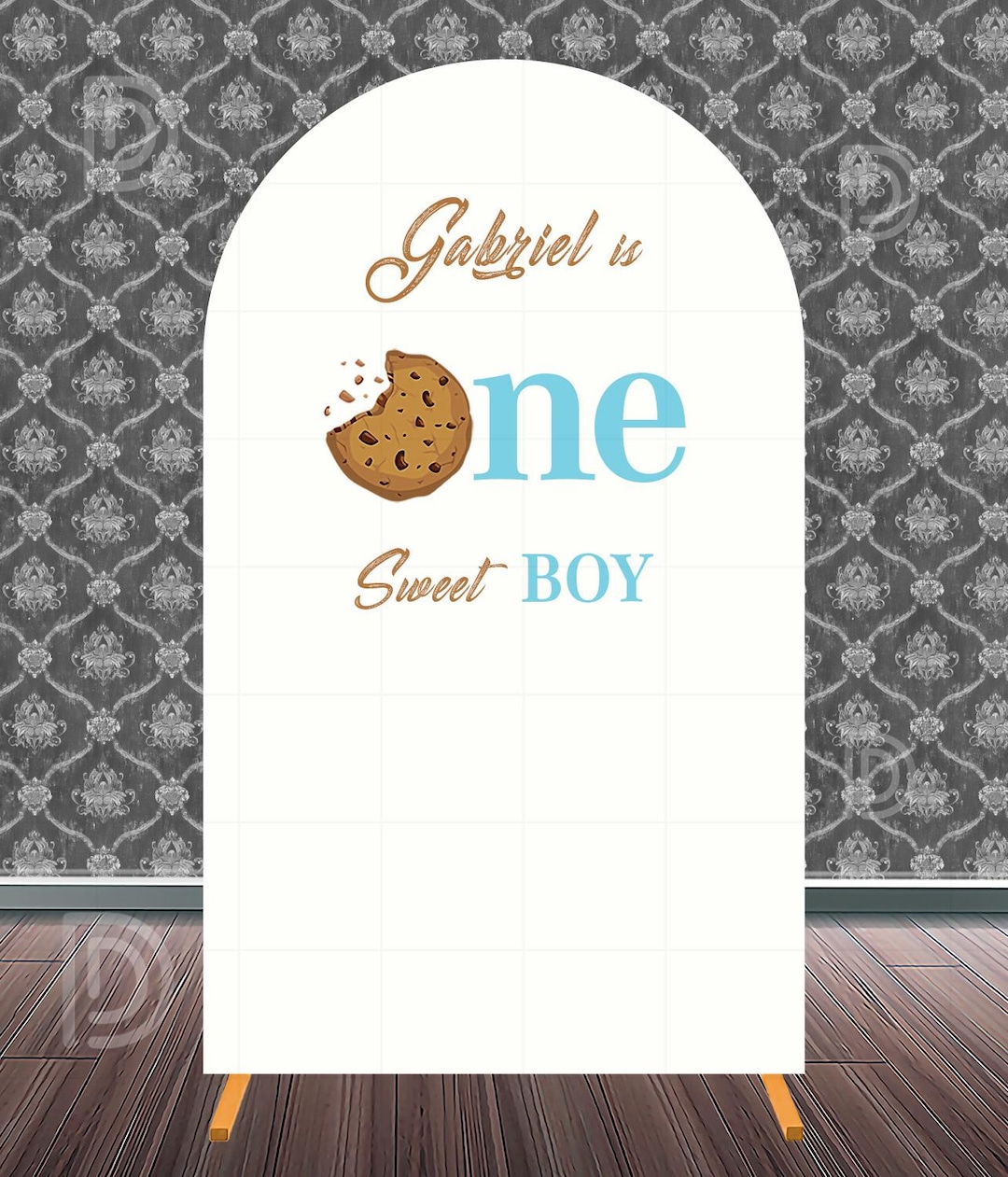 Custom Curved Backdrop Design: Personalized Digital Banner (PDF or PNG ...