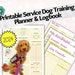 Service Dog Training Planner Socialization, Tasks,public Access ...