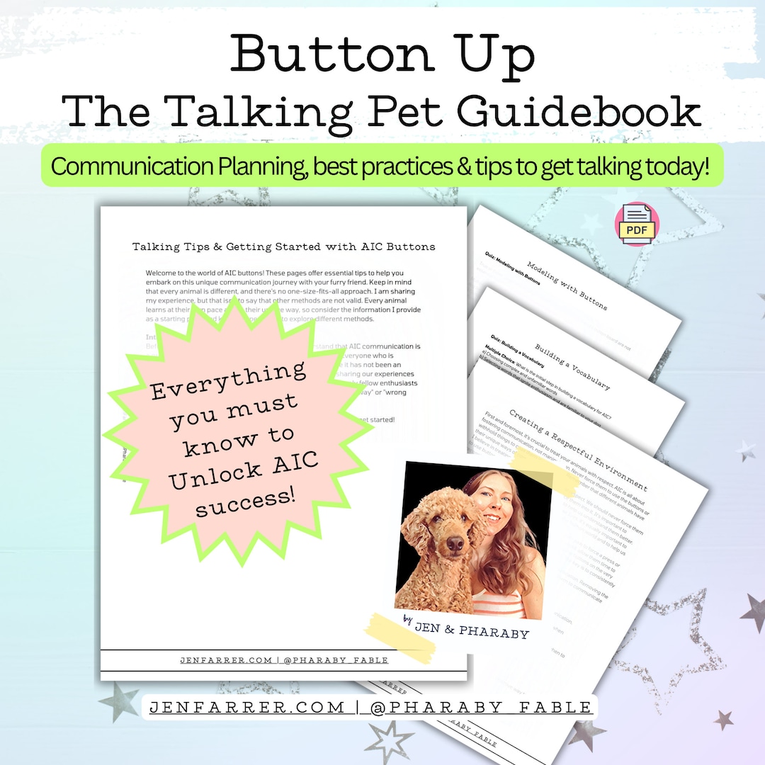 Button up - the AIC Guidebook: Teach Your Dog to Communicate With ...