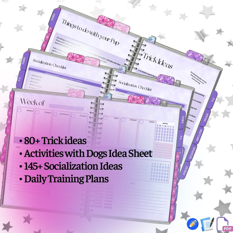 Service Dog Training Planner | Socialization, Tasks,public Access ...