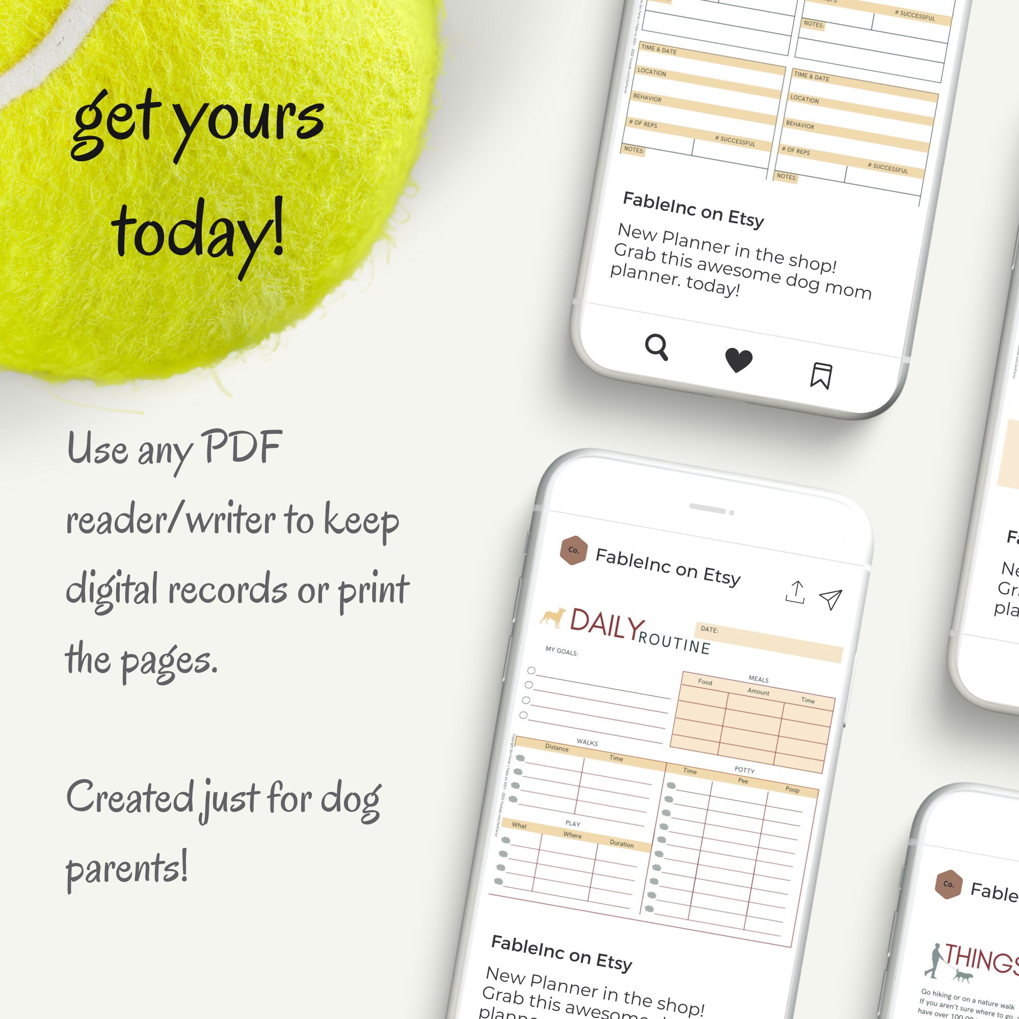 Dog Life Planner Dog Training Checklists Dog Trick Ideas Checklist Dog ...