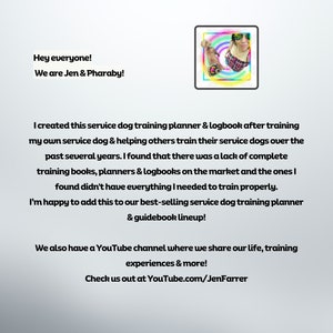 Service Dog Training Planner Socialization, Tasks,public Access ...