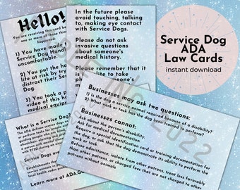Ada Law Cards - Etsy