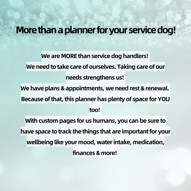 18 Month 2024-2025 Printable Service Dog Training Planner Log ...