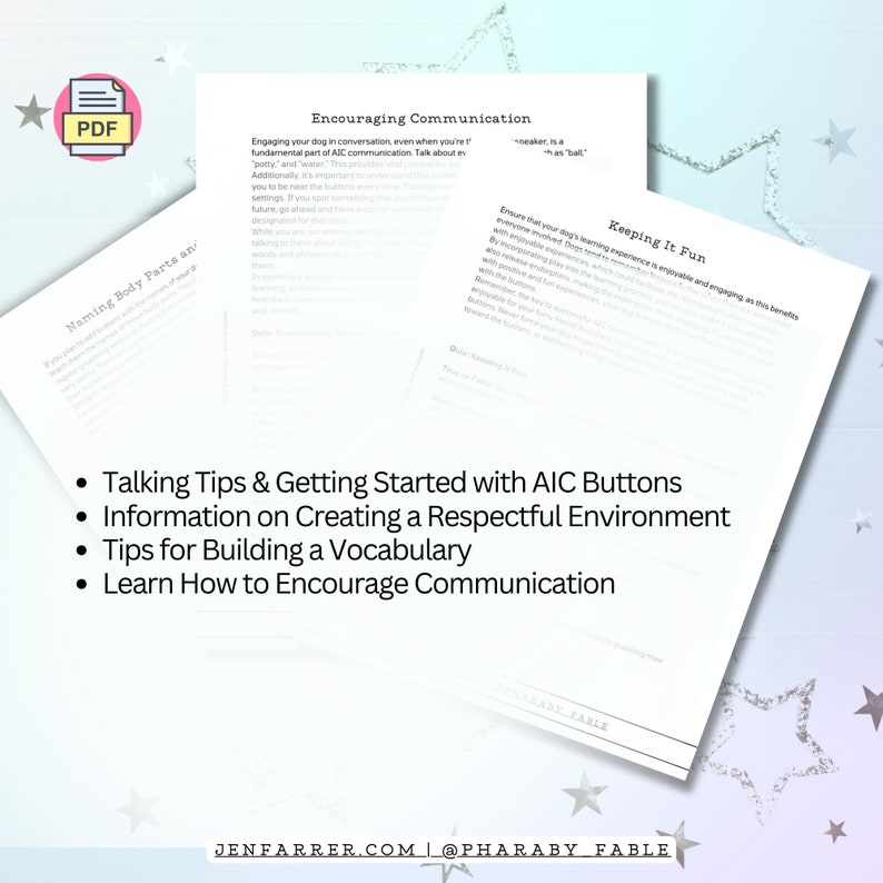 Button up - the AIC Guidebook: Teach Your Dog to Communicate With ...