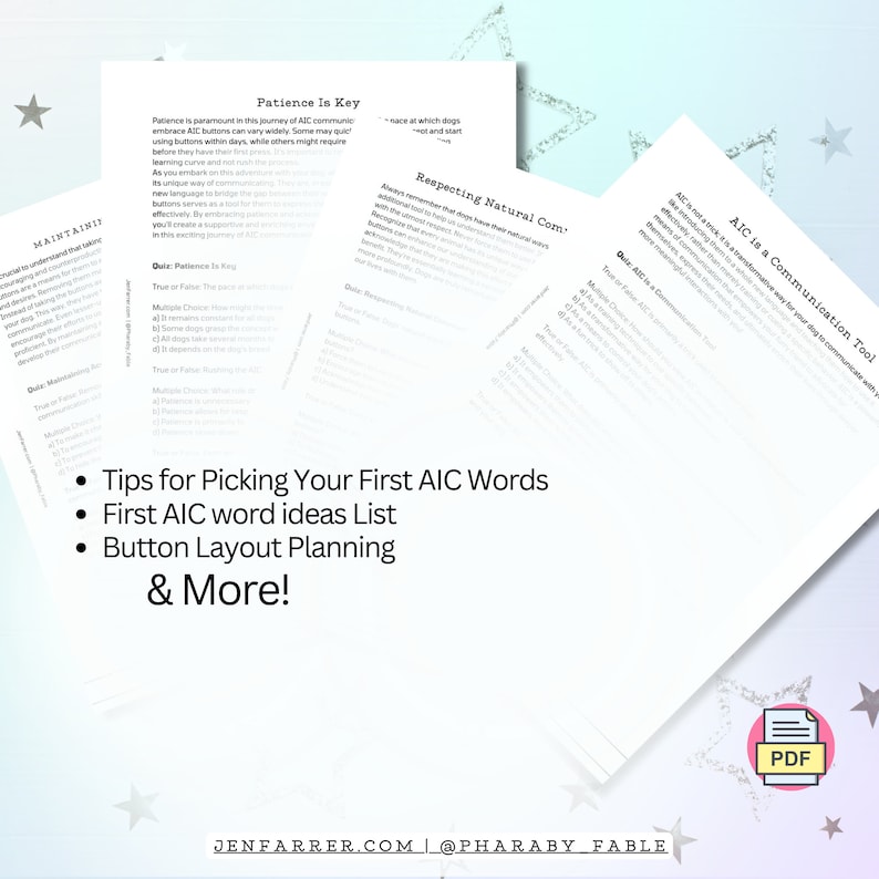 Button up - the AIC Guidebook: Teach Your Dog to Communicate With ...