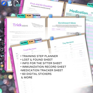 Service Dog Training Planner | Socialization, Tasks,public Access ...