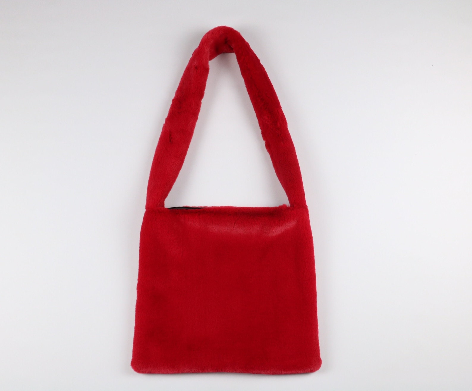 Medium Fluffy Red Bag Red Fuzzy Purse Y2k Tote Bag Red - Etsy UK
