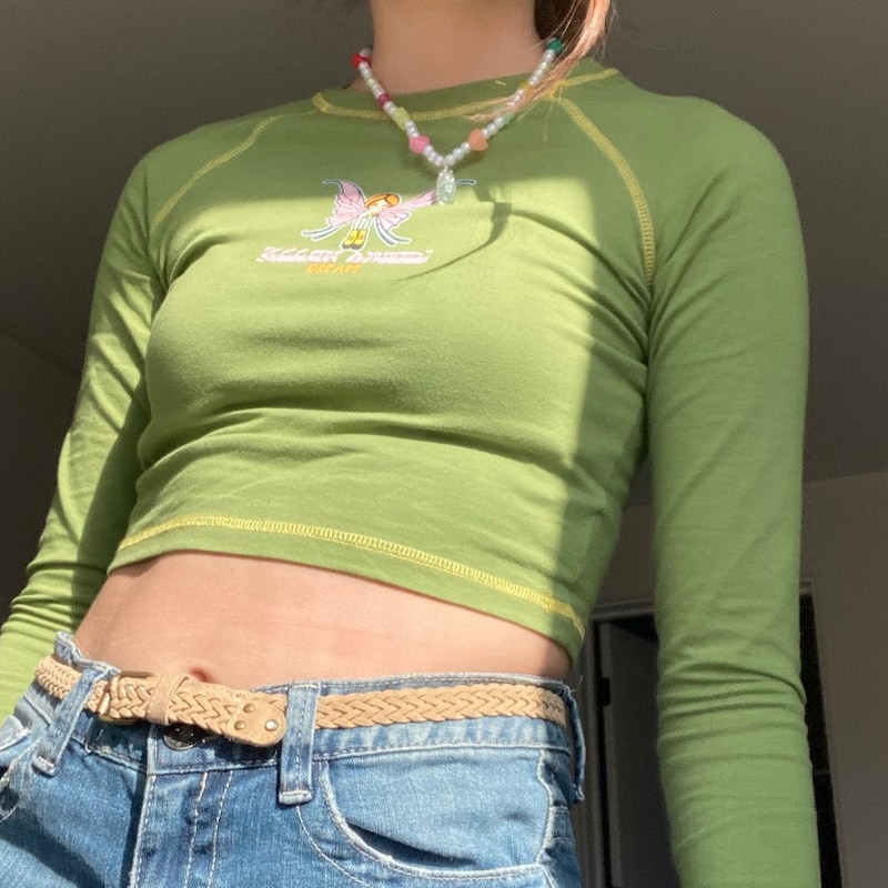 Y2k Long Sleeve Top - Etsy