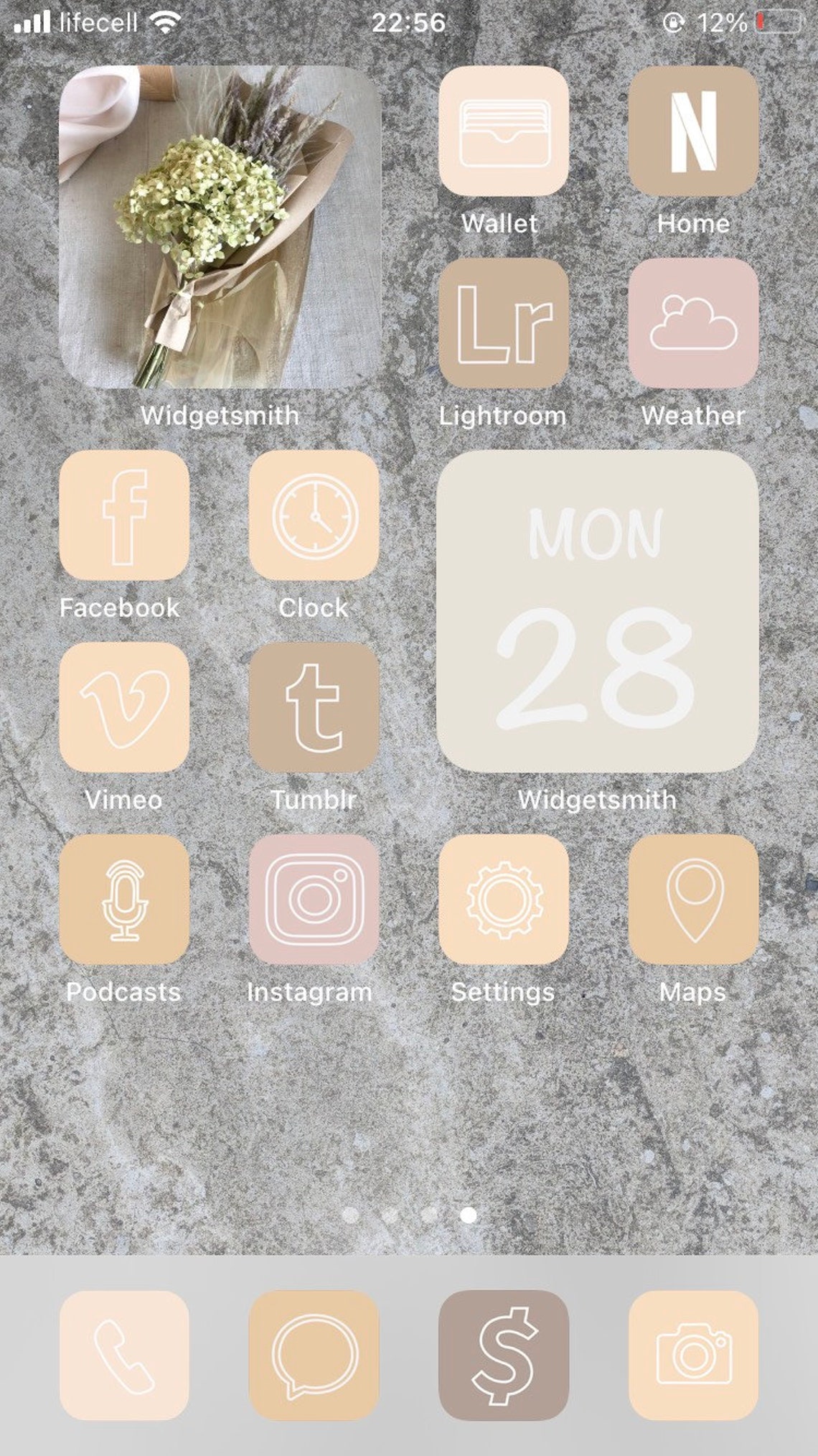 Beige iPhone Ios 14 App Icons, Icons for iPhone Apps - Etsy