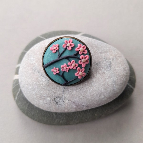 Polymer Clay Brooch - Etsy UK