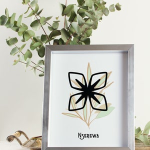 Bundle- Adinkra Printable Wall Art Leaves Bundle "knowledge | Beauty ...