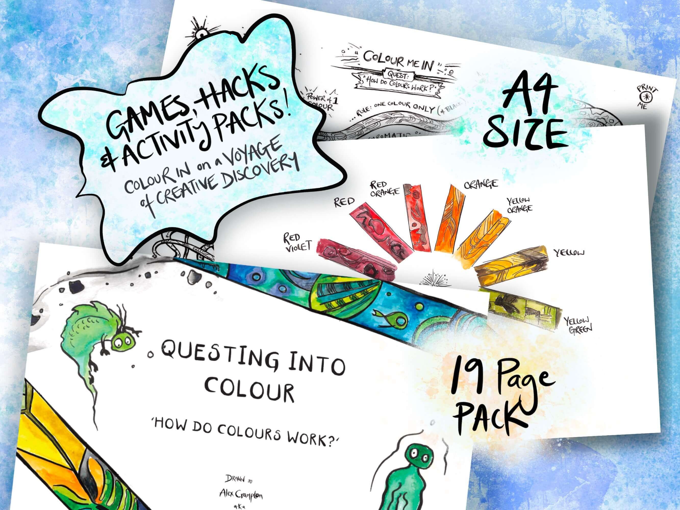 How Do Colours Work Colouring in Guide Printable PDF for - Etsy