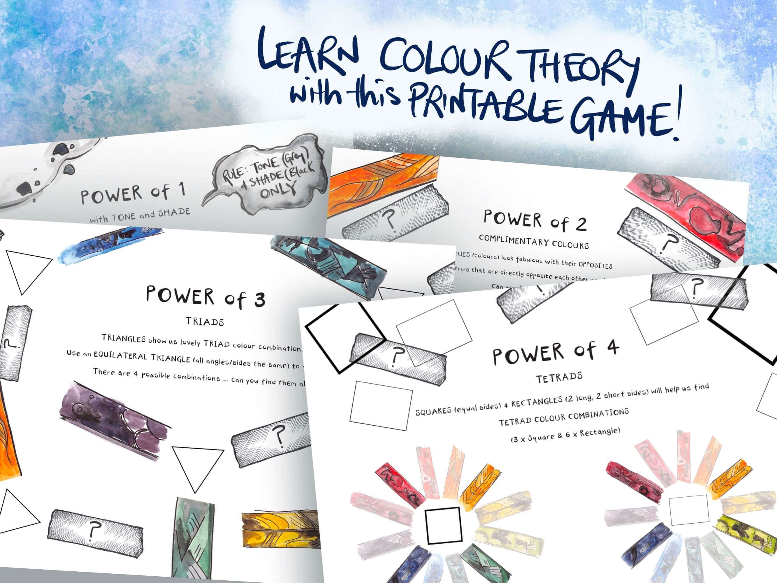 How Do Colours Work Colouring in Guide Printable PDF Kids - Etsy