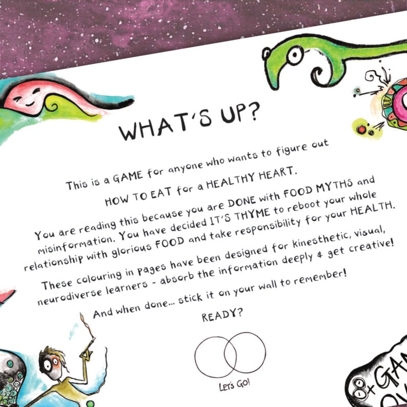 Heart Healthy Diet Printable Game, Heart Health Colouring Pages, Adult ...