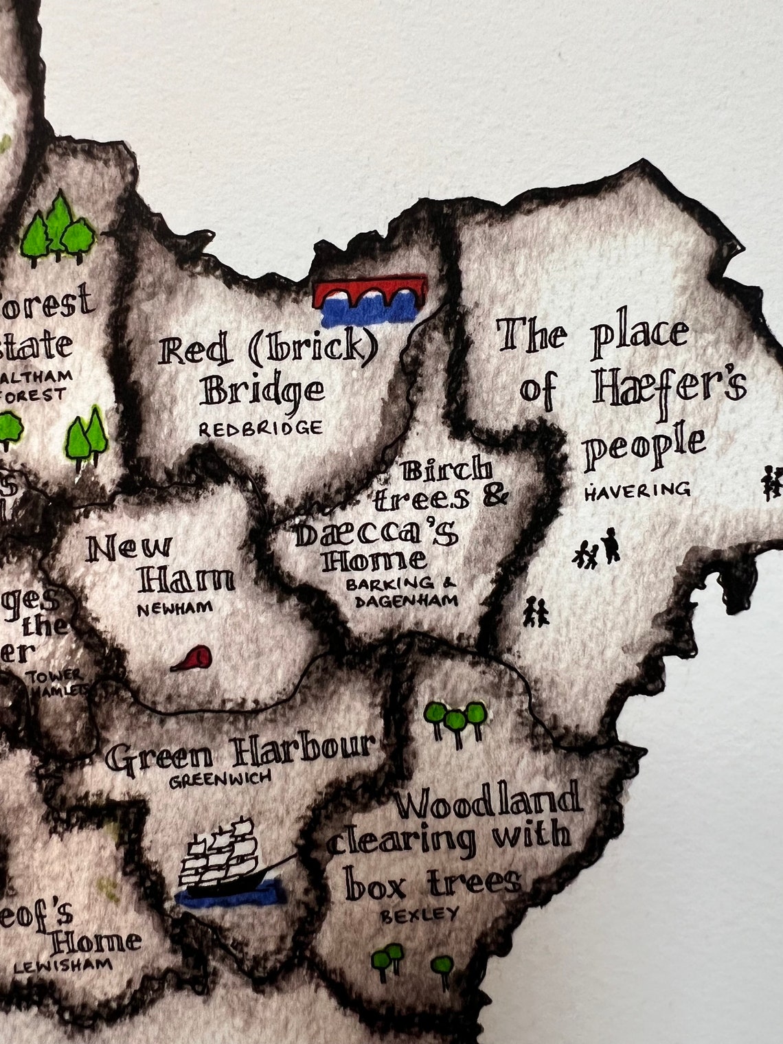 London Boroughs and How They Got Their Names - Etsy