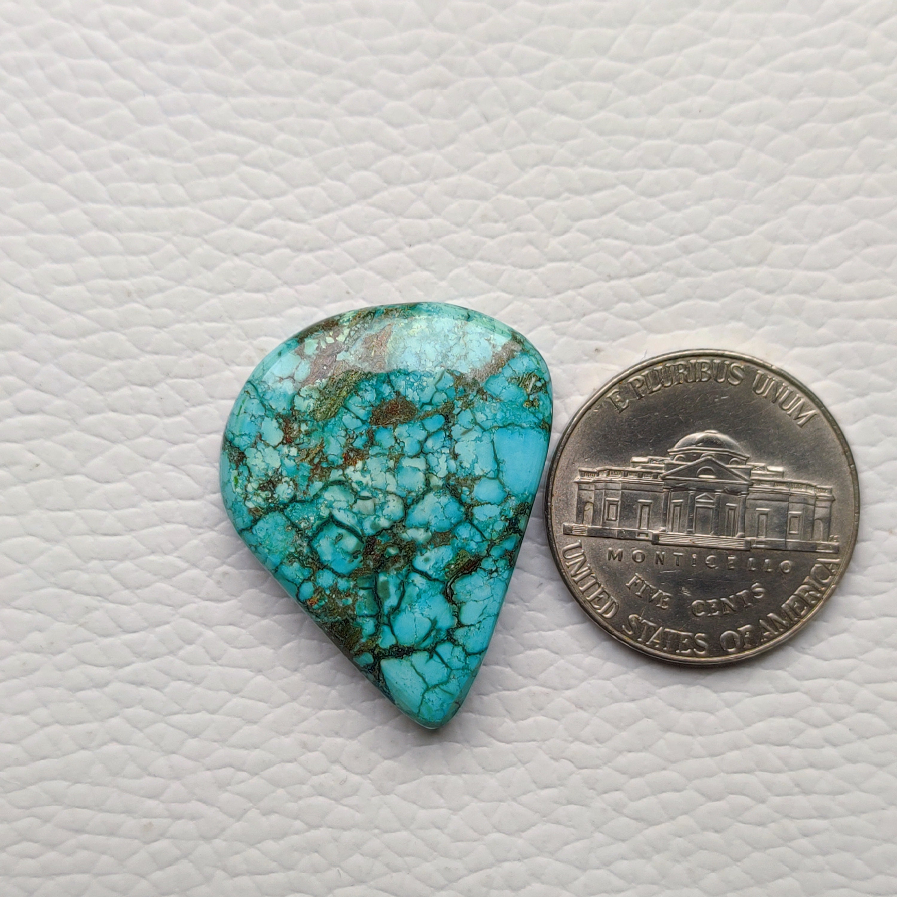 Magnesite Turquoise Cabochon: AAA Grade Gemstone (28x22x5.5 Mm) - Etsy