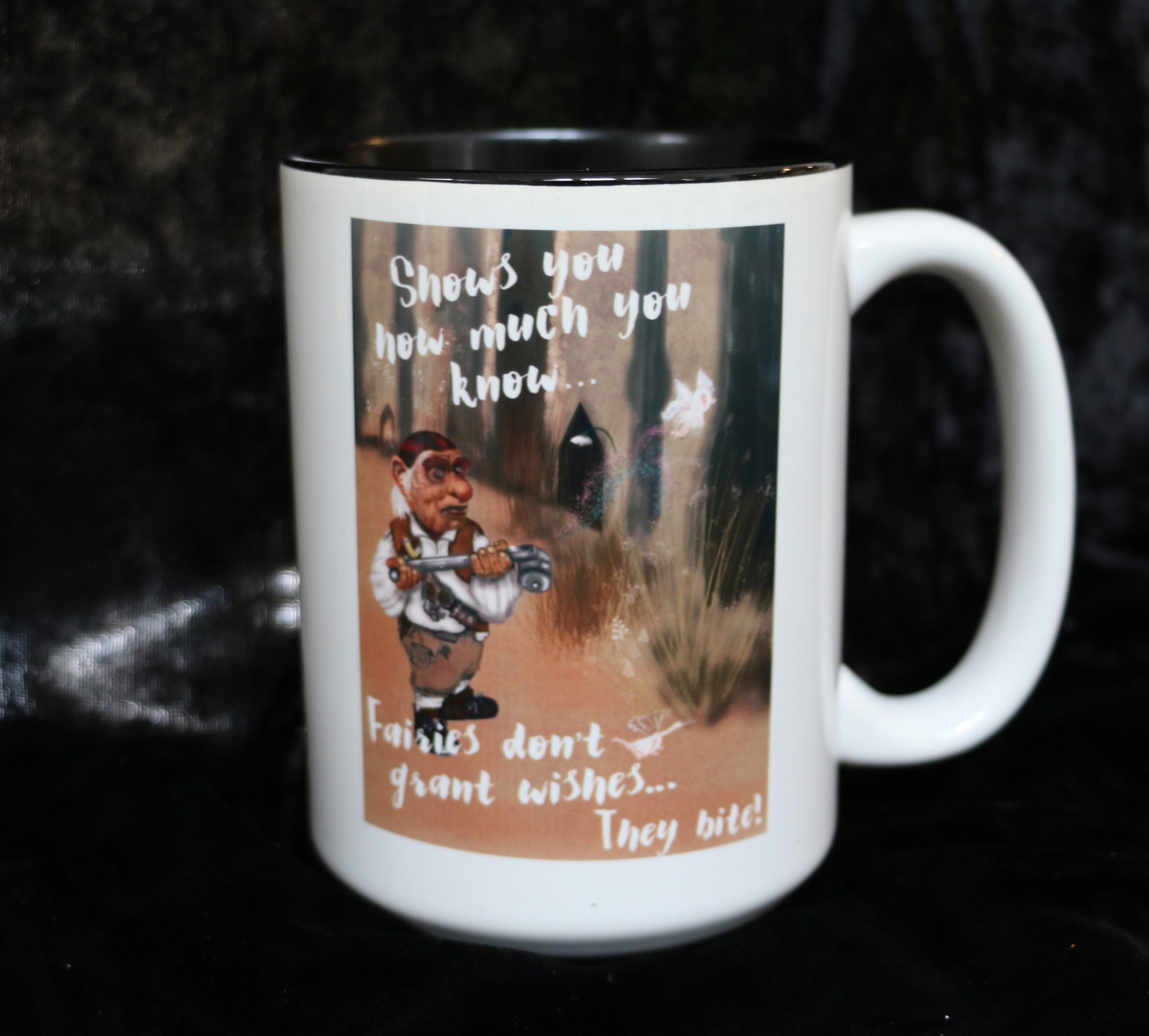 Labyrinth "fairies Bite" Labyrinth Mug, Labyrinth Cup, 15oz Mug - Etsy