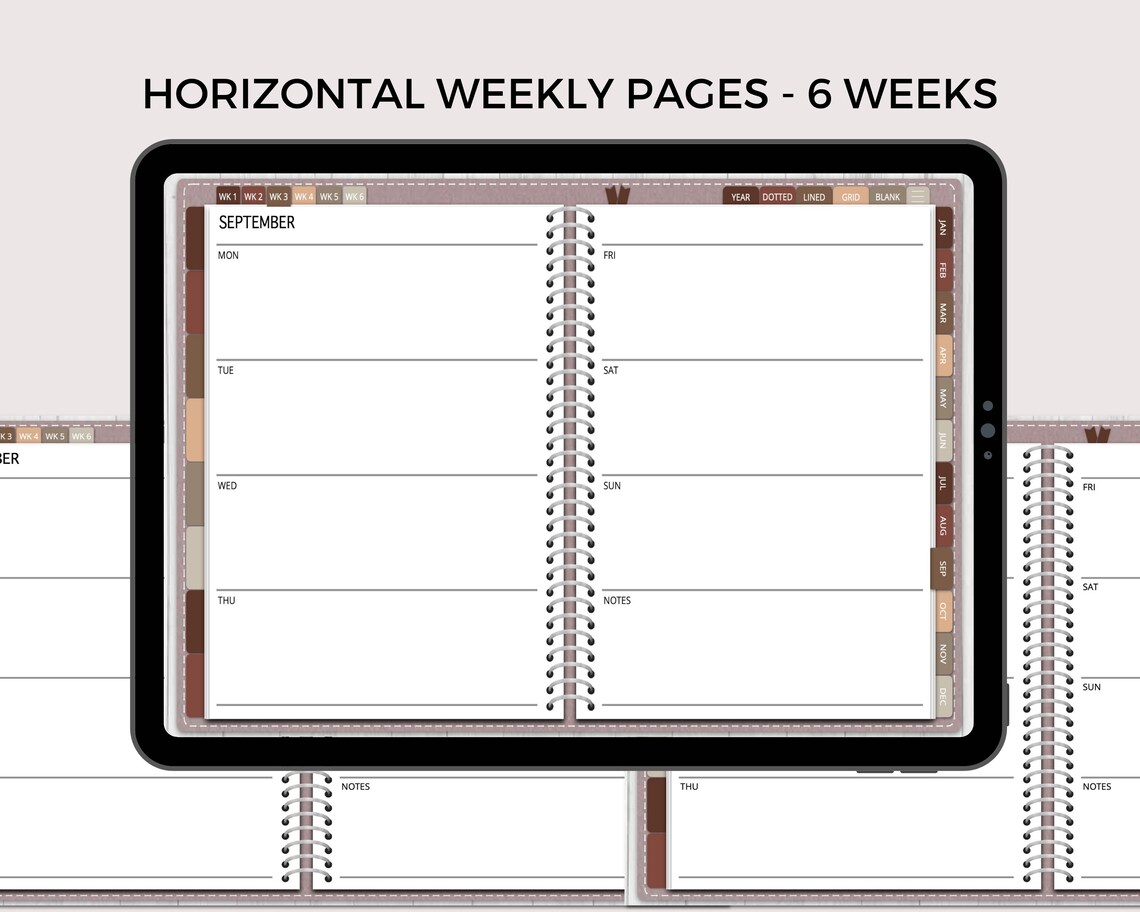 Undated Digital Planner Goodnotes Planner Notability Planner | Etsy