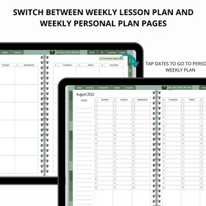 Digital Teacher Planner, August Start Teacher Digital Planner 2022-2023 ...