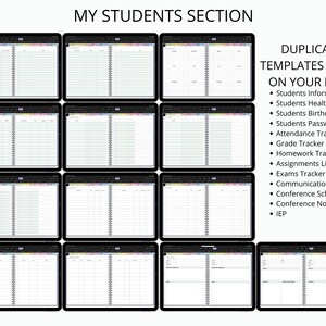 Onenote Teacher Planner, Onenote School Planner January Start, 2024 ...