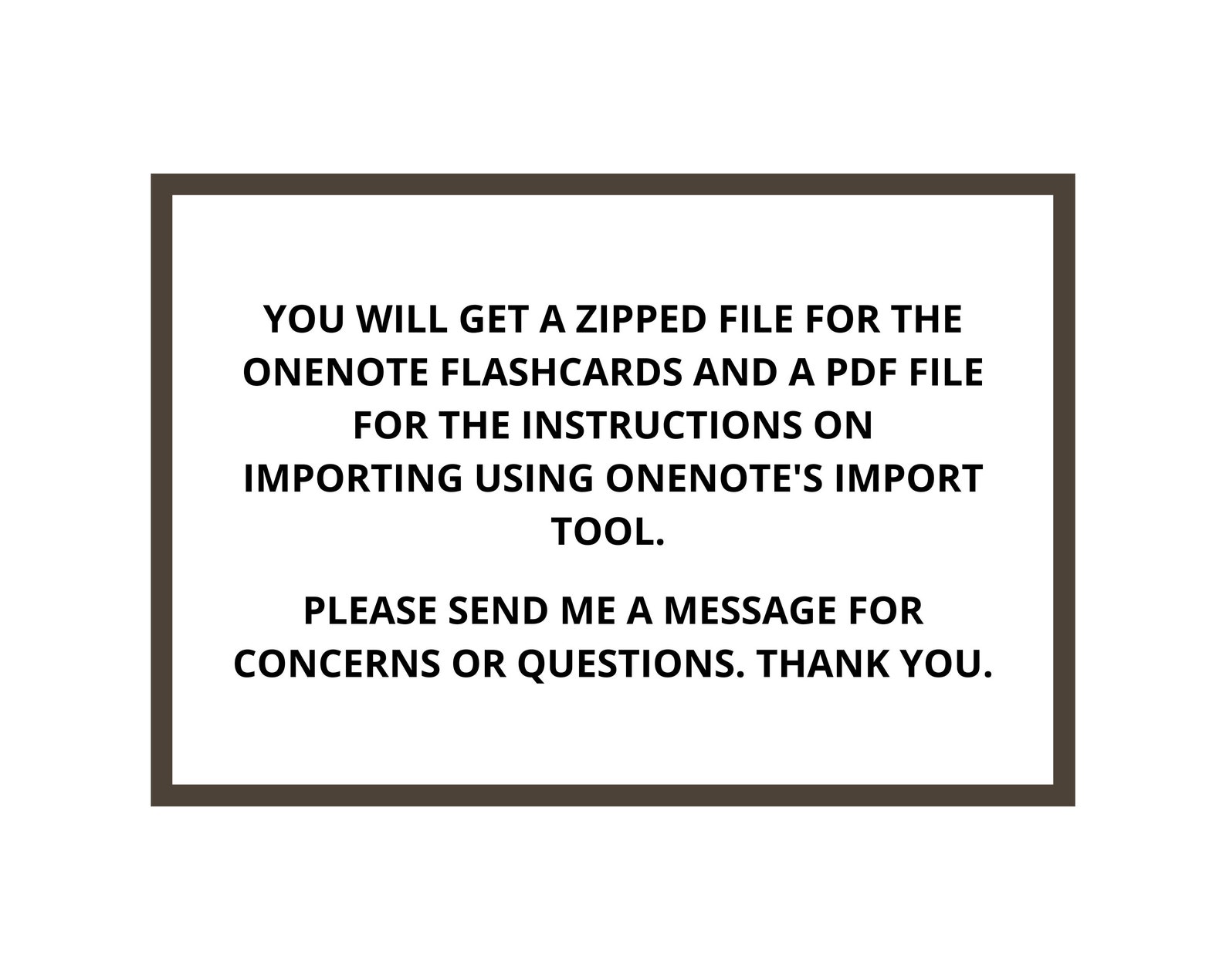 Onenote Flash Cards Template, Onenote Digital Flashcards, Onenote ...