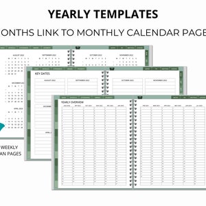 Digital Teacher Planner, August Start Teacher Digital Planner 2022-2023 ...