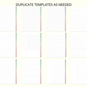 Digital Notebook Pink Green Gradient, Digital Notebook With Tabs ...