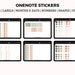 Onenote Stickers, Onenote Digital Stickers, Onenote Planner Stickers ...