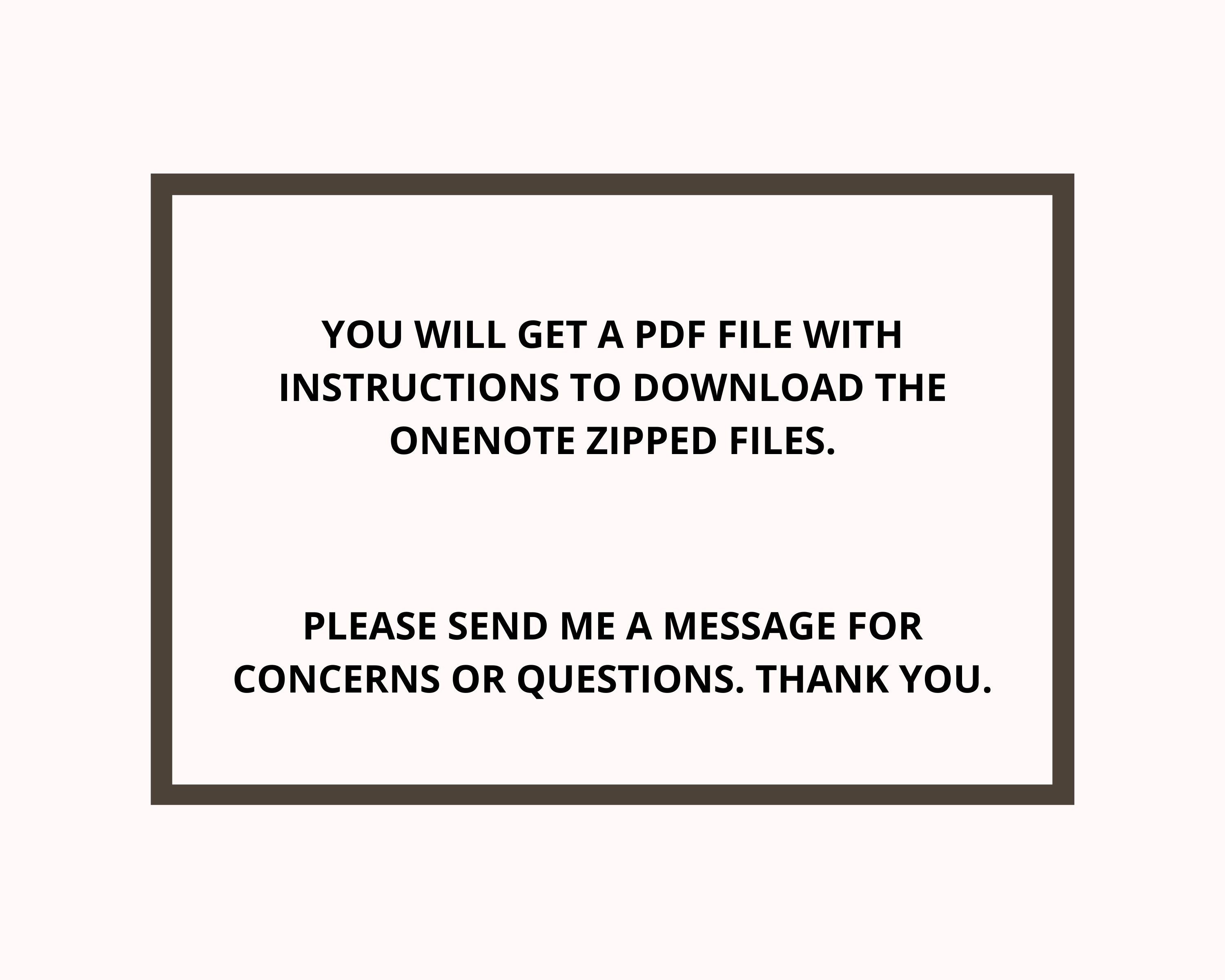 Onenote Notebook Dark Mode Onenote Notes Template Onenote - Etsy