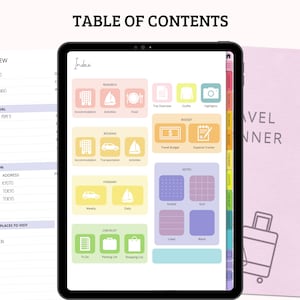 Digital Travel Planner, Goodnotes Travel Itinerary, Travel Journal ...