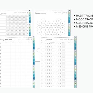 Digital Self Care Journal, Mental Health Planner, Wellness Template ...