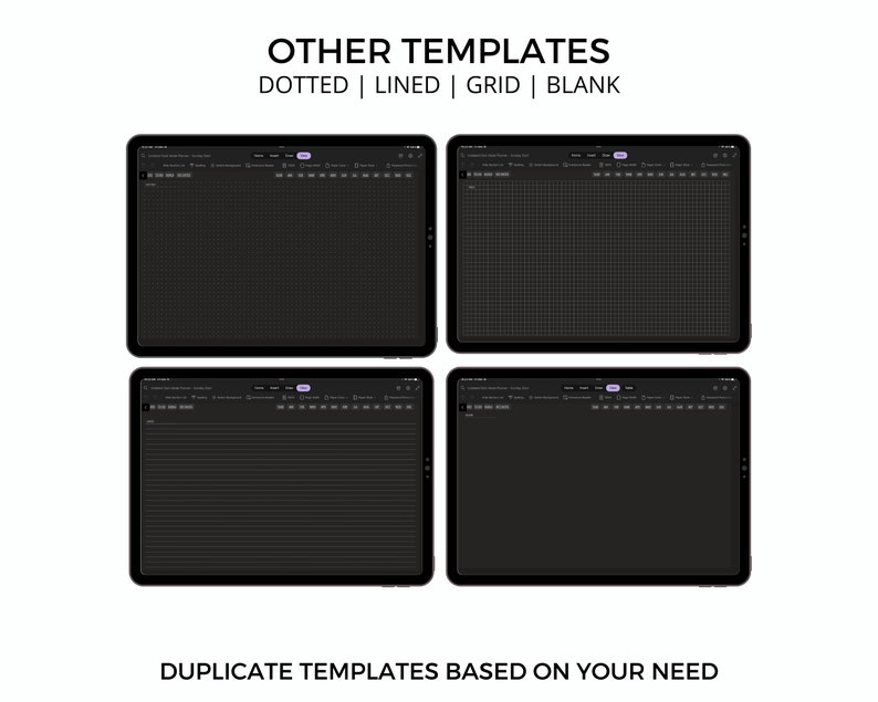 Onenote Digital Planner Bundle Dark Mode 2023 Dark Mode - Etsy