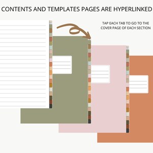 Digital Notebook With Tabs, Digital Notebook Goodnotes, Digital ...