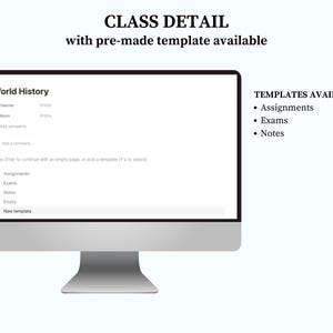 Notion Student Planner, Academic Organizer, Digital Planner for ...